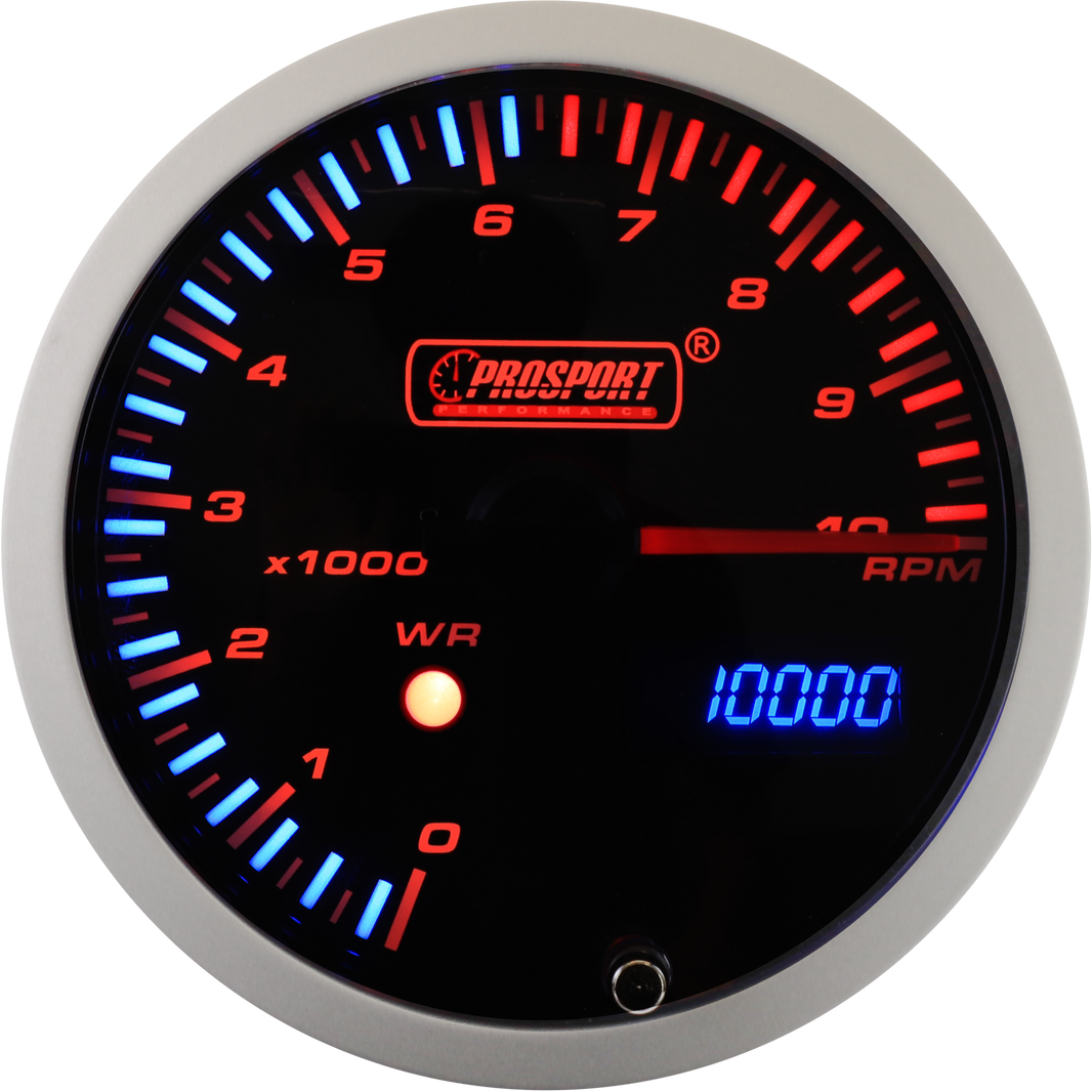 Prosport JDM Series Dual Display 60mm gauges with warning feature ...