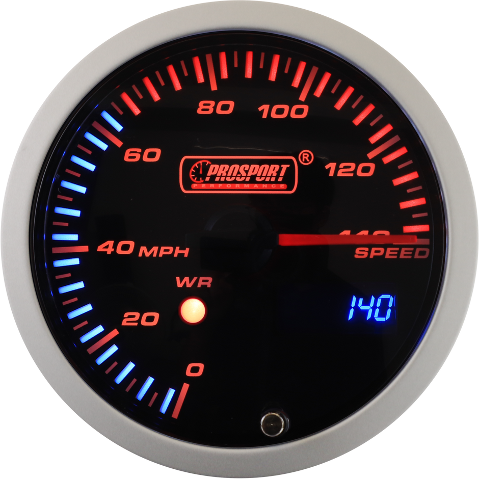 Prosport JDM Series Dual Display 60mm gauges with warning feature ...