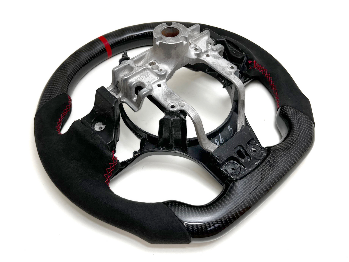 Mitsubishi EVO X Carbon Fiber Steering Wheel Option 1 – Prosport Gauges